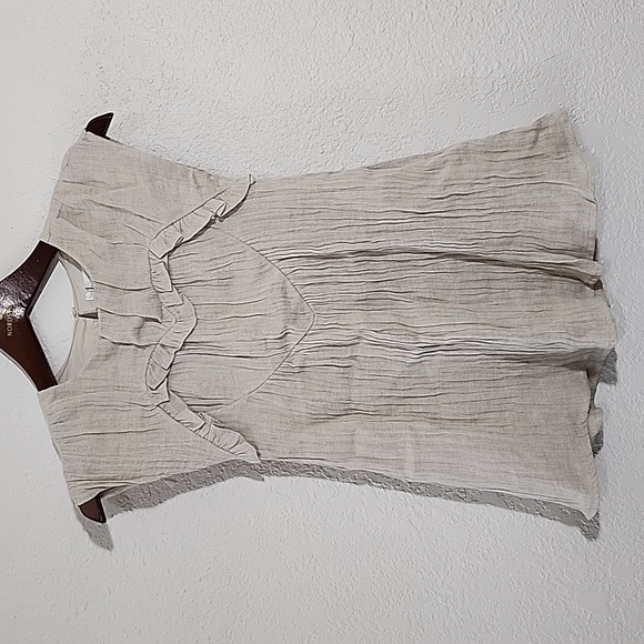 Zara | Dresses | Nwt Zara Stone Textured Heart Back Buttoned Teardrop ...